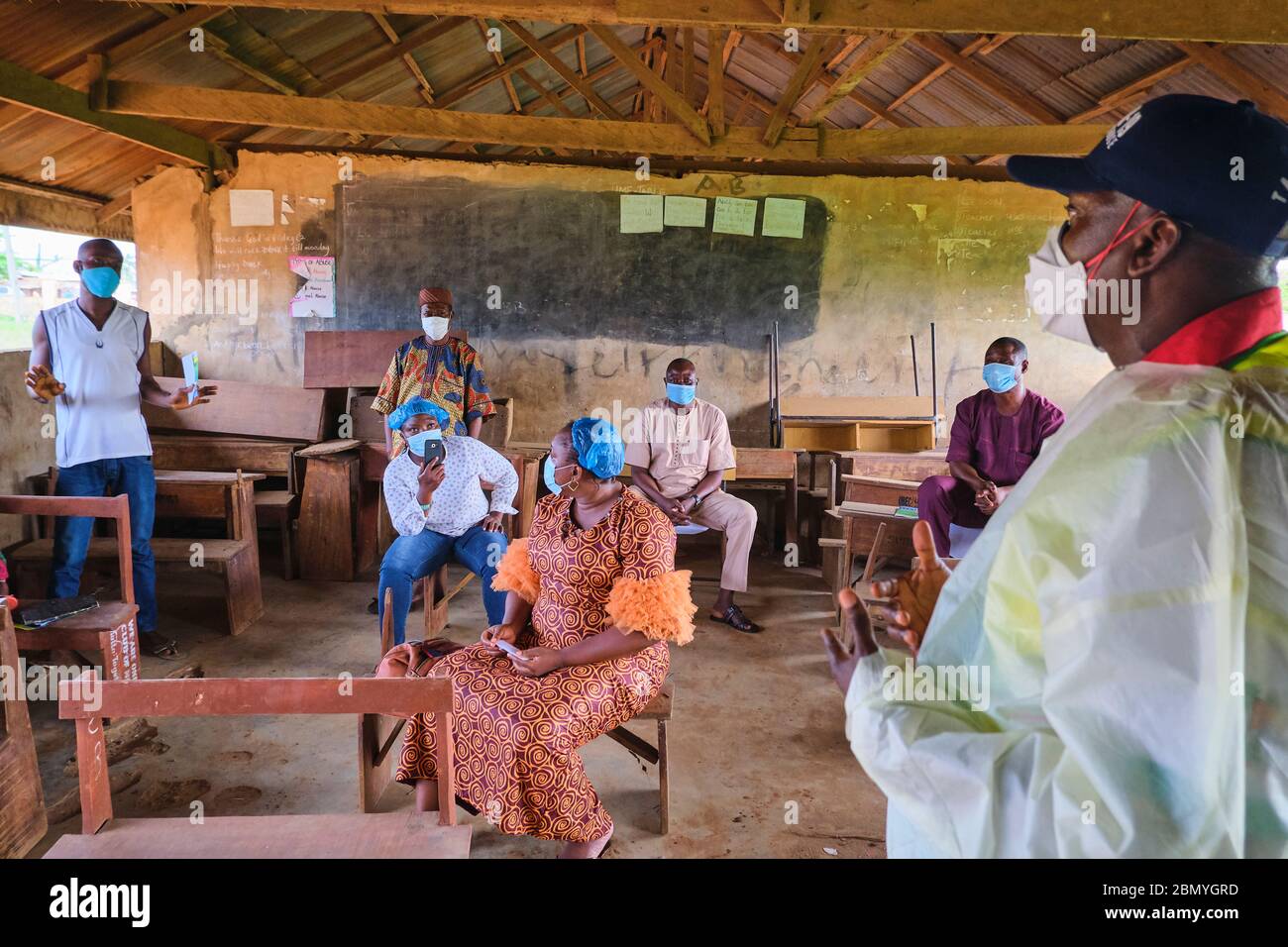 Donning a mask hi-res stock photography and images - Alamy