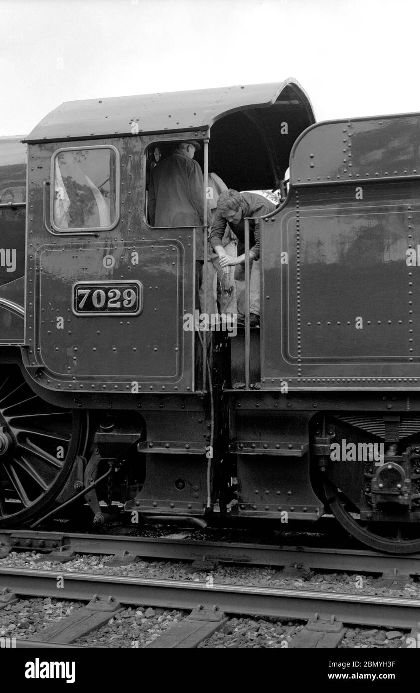 Steam train gwr castle class Black and White Stock Photos & Images - Alamy