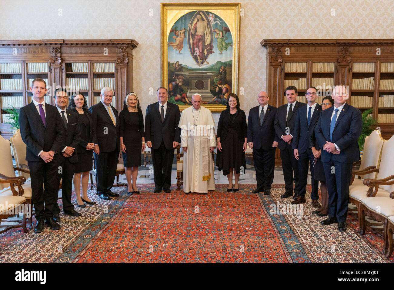 On October 3, 2019, U.S. Secretary of State Mike Pompeo met with Pope ...