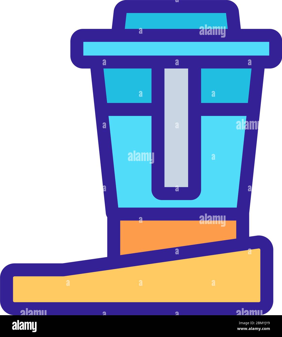 water purification filter icon vector outline illustration Stock Vector ...