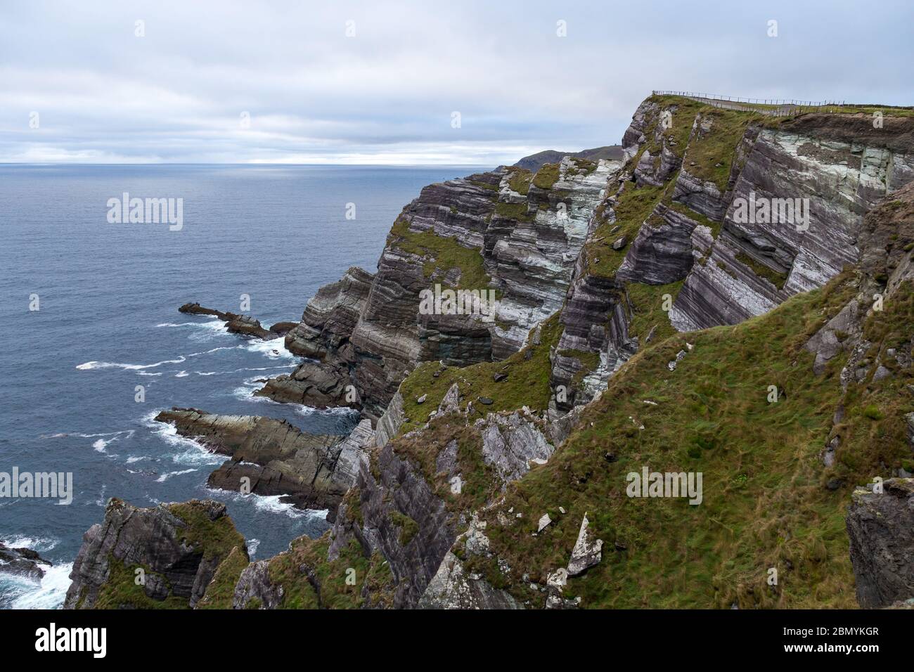 The Cliffs of Kerry close up Stock Photo - Alamy