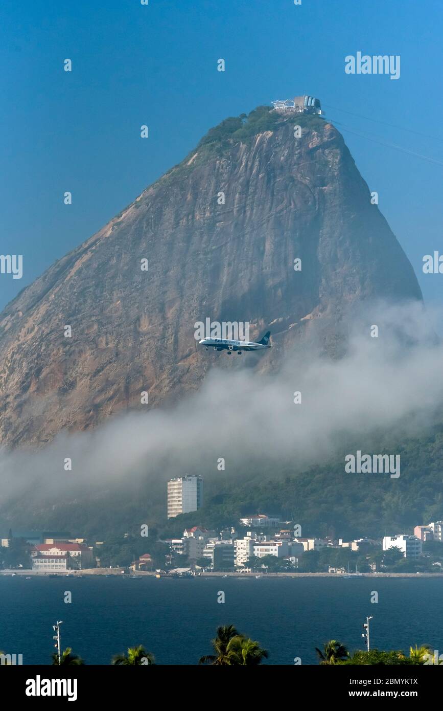 Sugarloaf important tourist spot in Rio de Janeiro, Brazil Stock Photo ...
