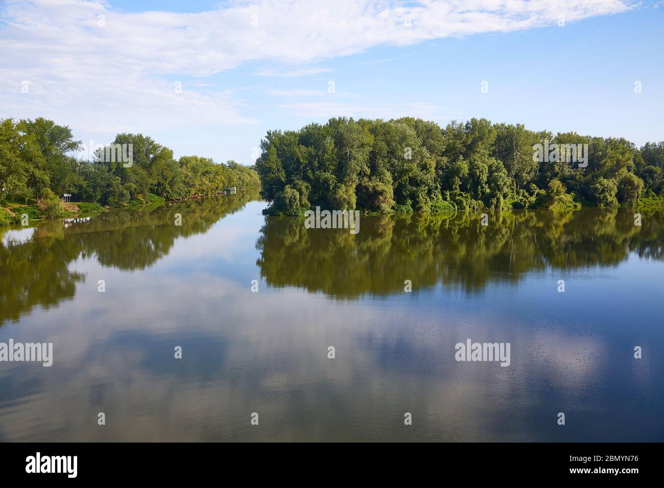 Merging rivers hi-res stock photography and images - Alamy