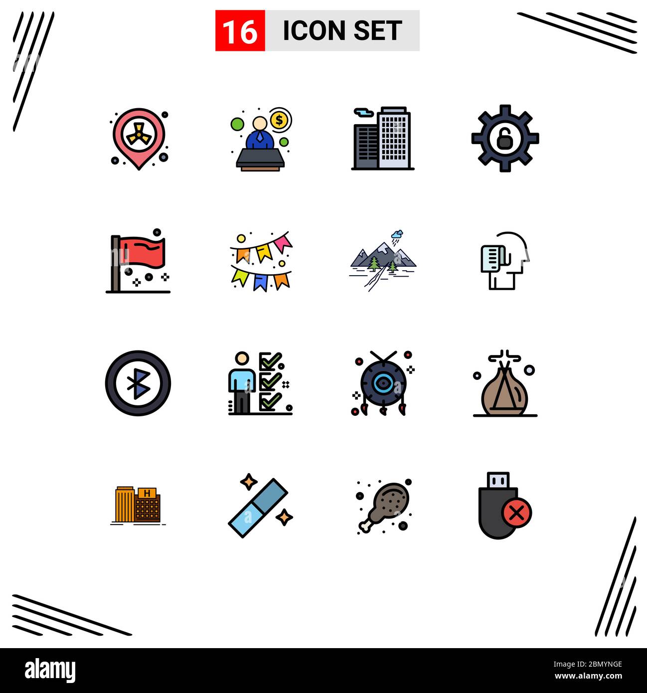 Flags rocks Stock Vector Images - Alamy