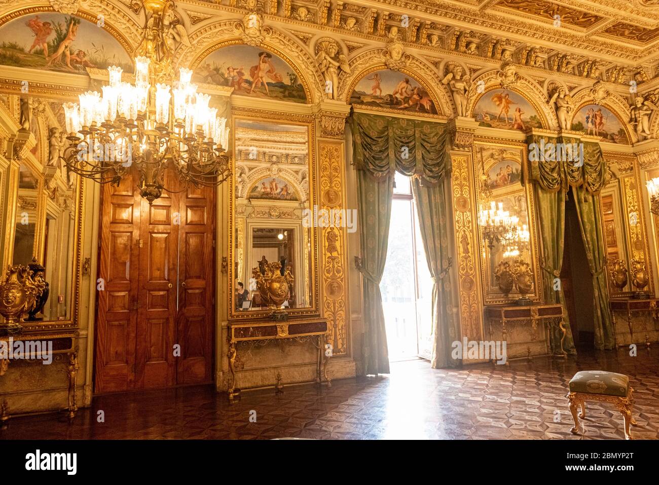 Catete Palace. Rio de Janeiro, Brazil. Museu da Republica, dedicated to ...