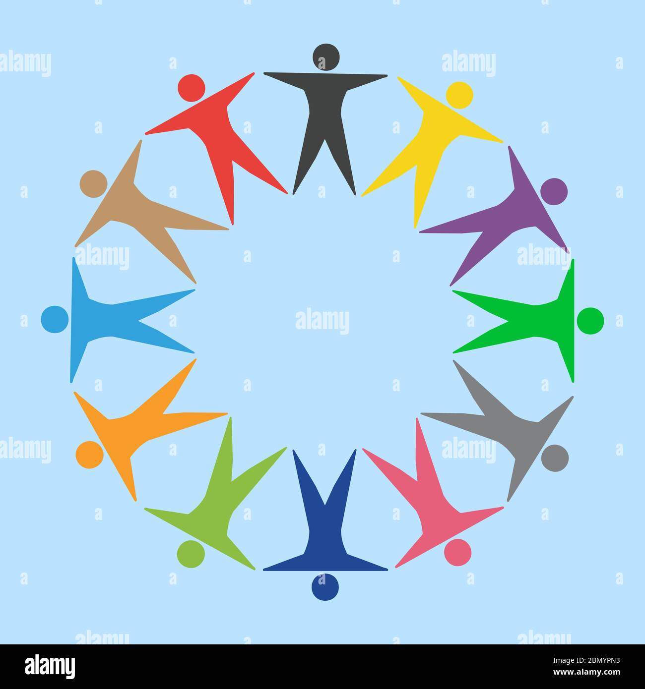 Diverse folks Stock Vector Images - Alamy