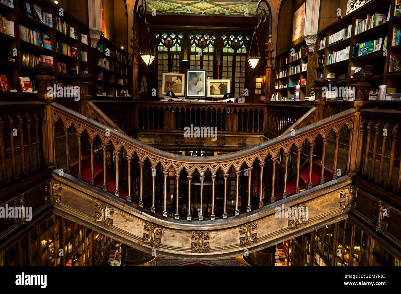 Livraria lello irmao bookstore porto hi-res stock photography and ...