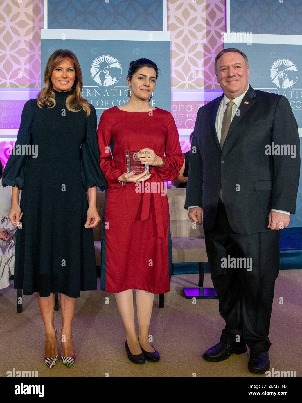 On March 4, 2020, U.S. Secretary of State Mike Pompeo, First Lady ...