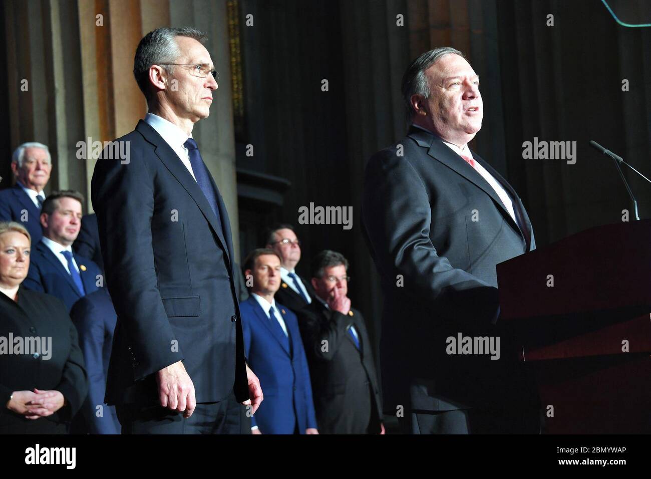 On April 3, 2019, U.S. Secretary of State Michael Pompeo delivers ...