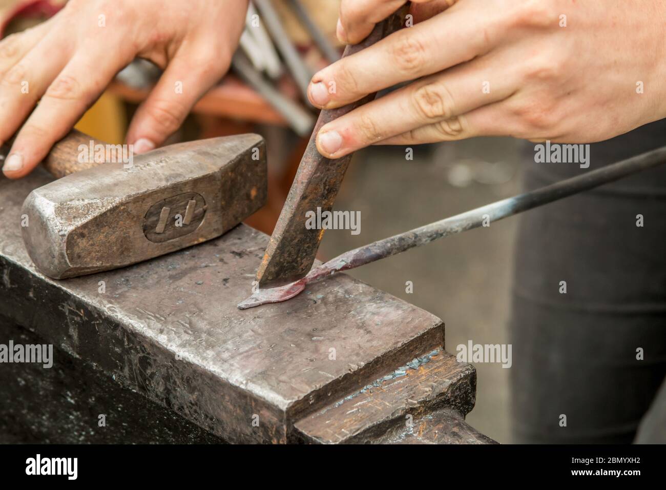 Female blacksmith hi-res stock photography and images - Alamy