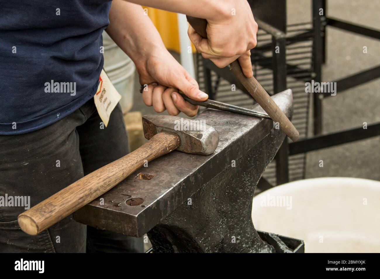 Female blacksmith hi-res stock photography and images - Alamy
