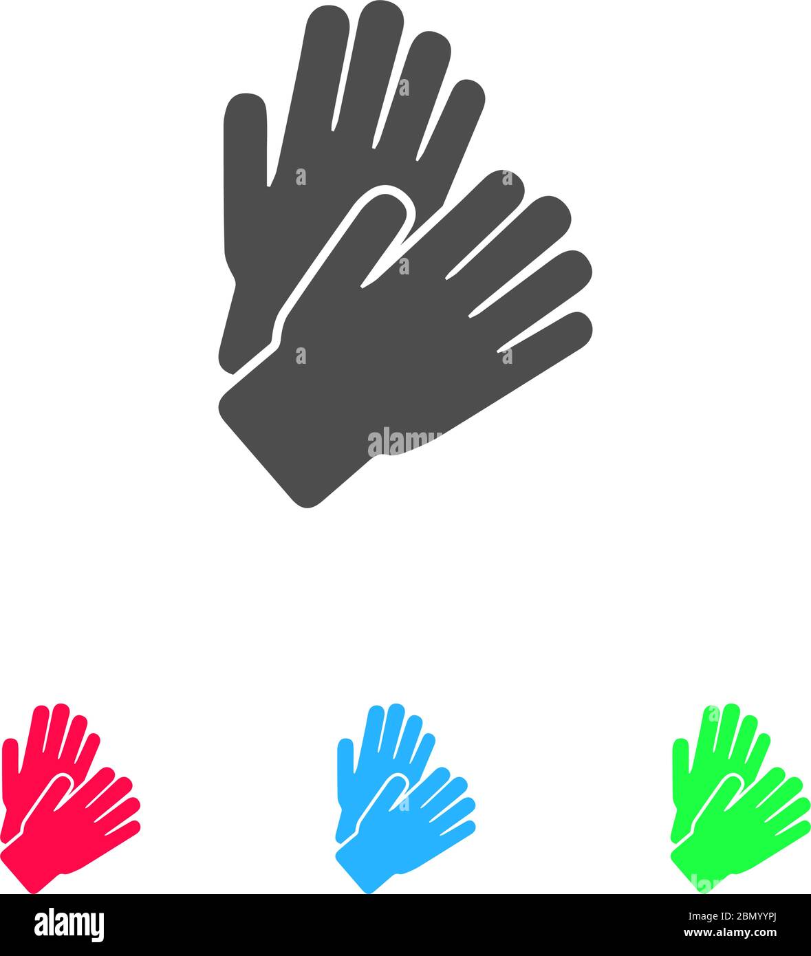 Applause icon flat. Color pictogram on white background. Vector illustration symbol and bonus ...