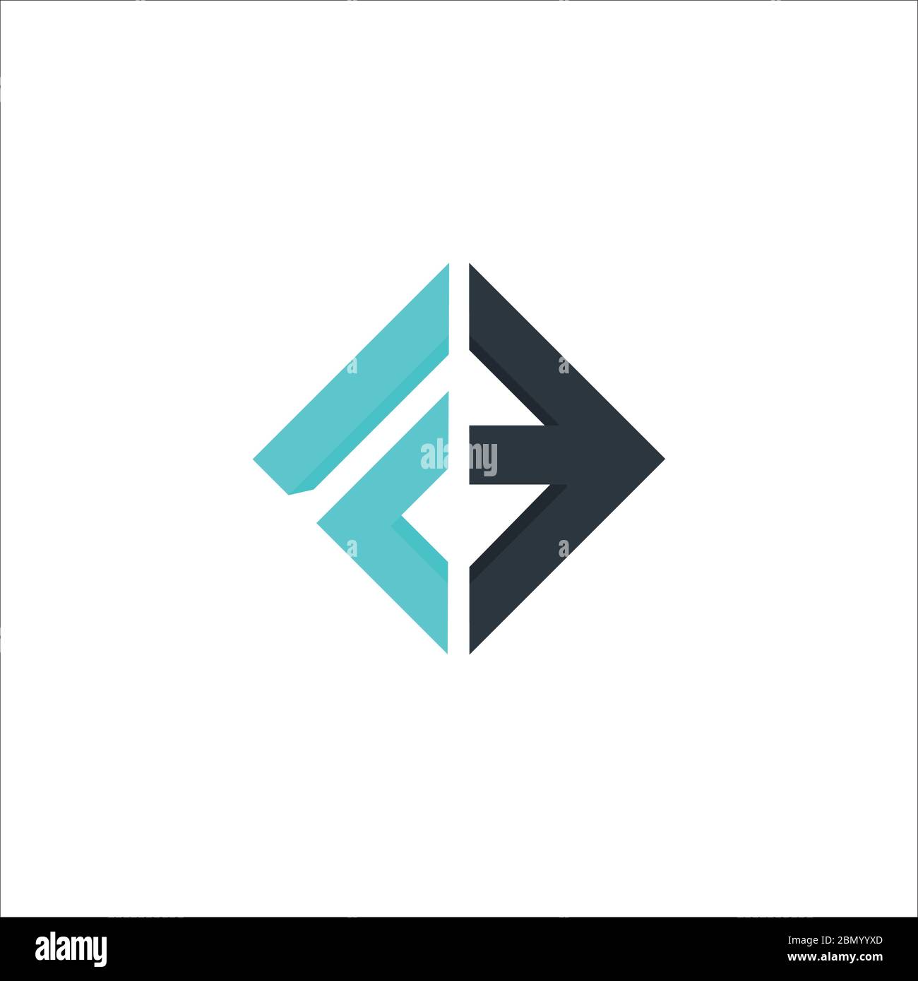 Initial letter ff logo or f logo vector design template Stock Vector ...