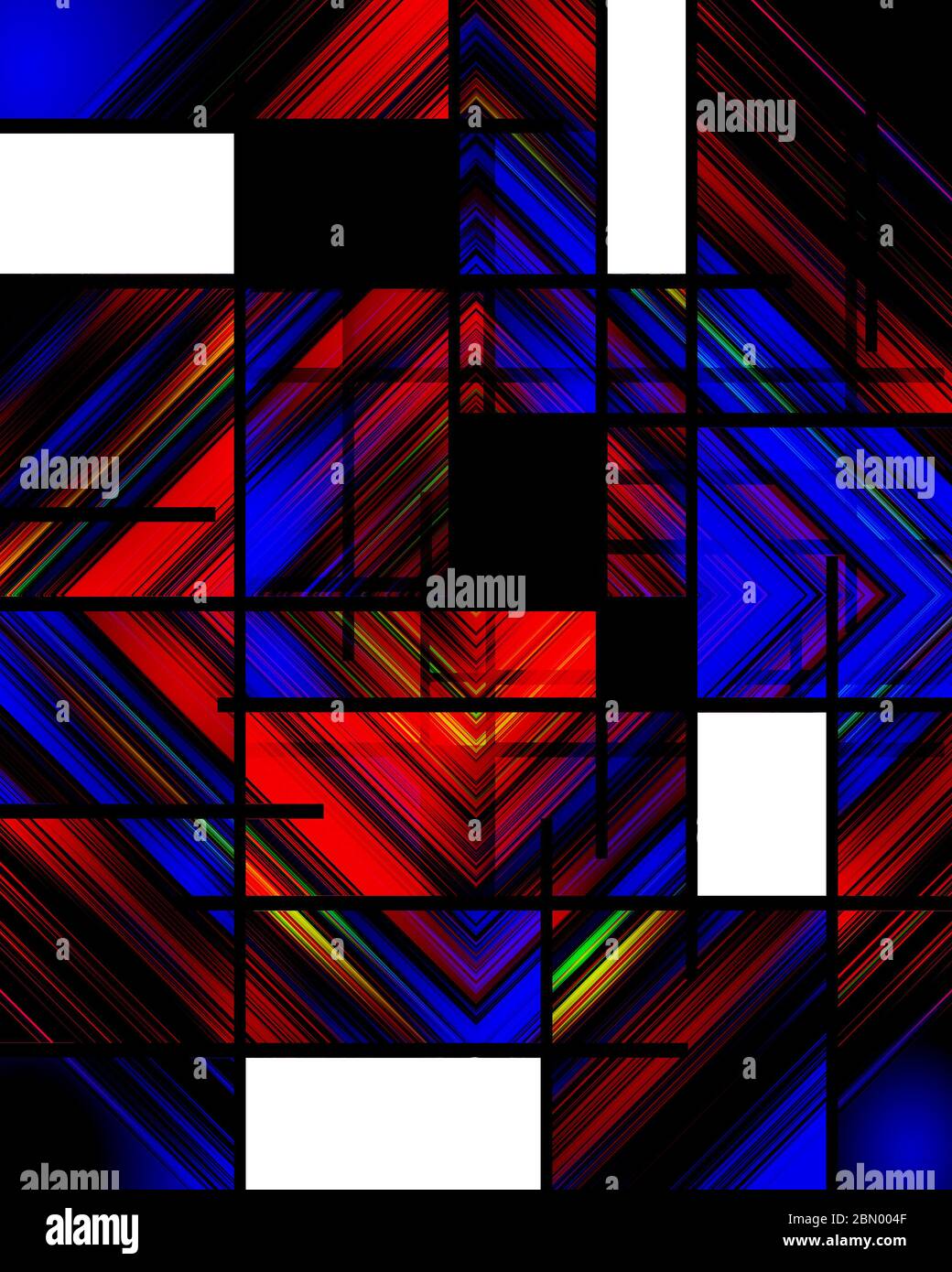 Digital abstract art divide hi-res stock photography and images - Alamy