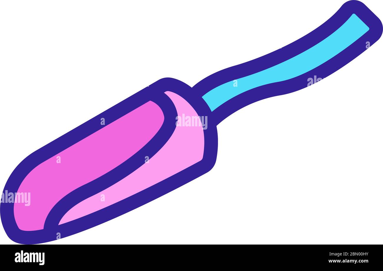 shoulder blade for taking ice icon vector outline illustration Stock ...