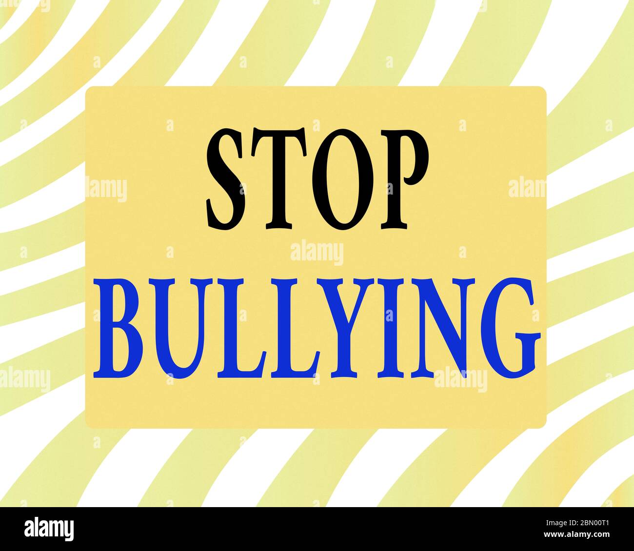Word writing text Stop Bullying. Business photo showcasing Fight and ...
