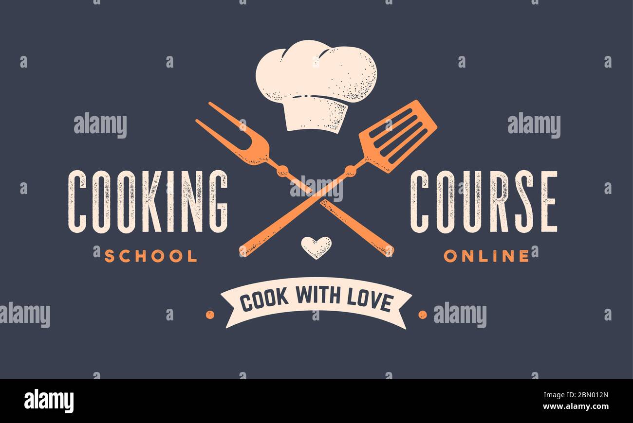 Food logo. Logo for Cooking school class Stock Vector Image & Art - Alamy