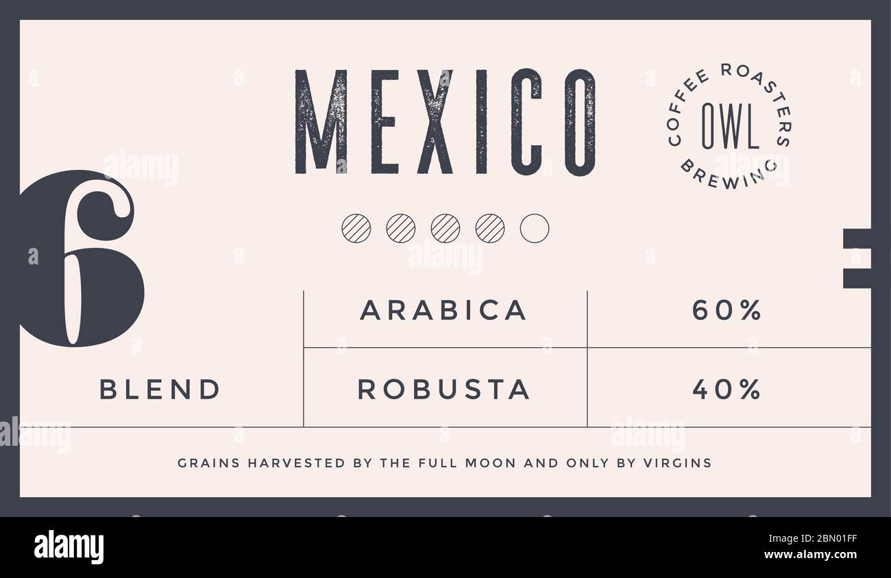 Minimal Label. Typographic modern vintage label Stock Vector Image ...