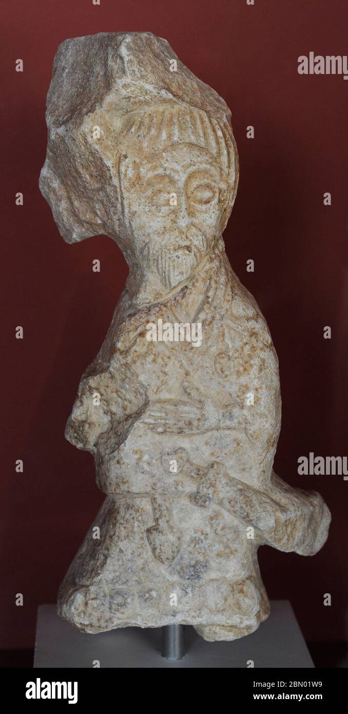 Figure of a Croatian dignitary, 11th century. Museum of Croatian ...