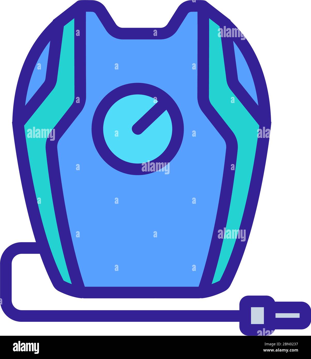 Compressed air portable electric Cut Out Stock Images & Pictures - Alamy