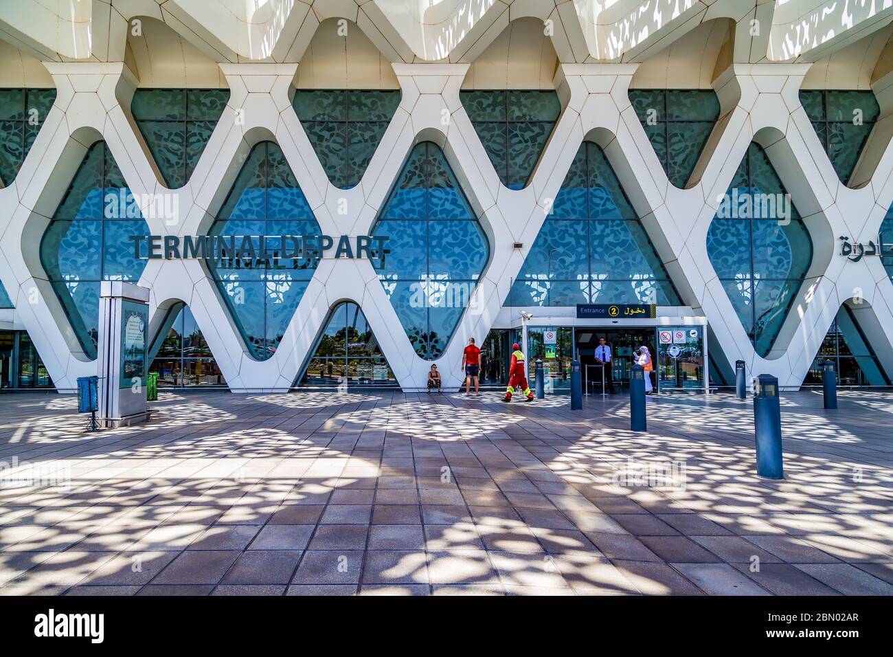 The Menara International Airport building ,with its stunning ...