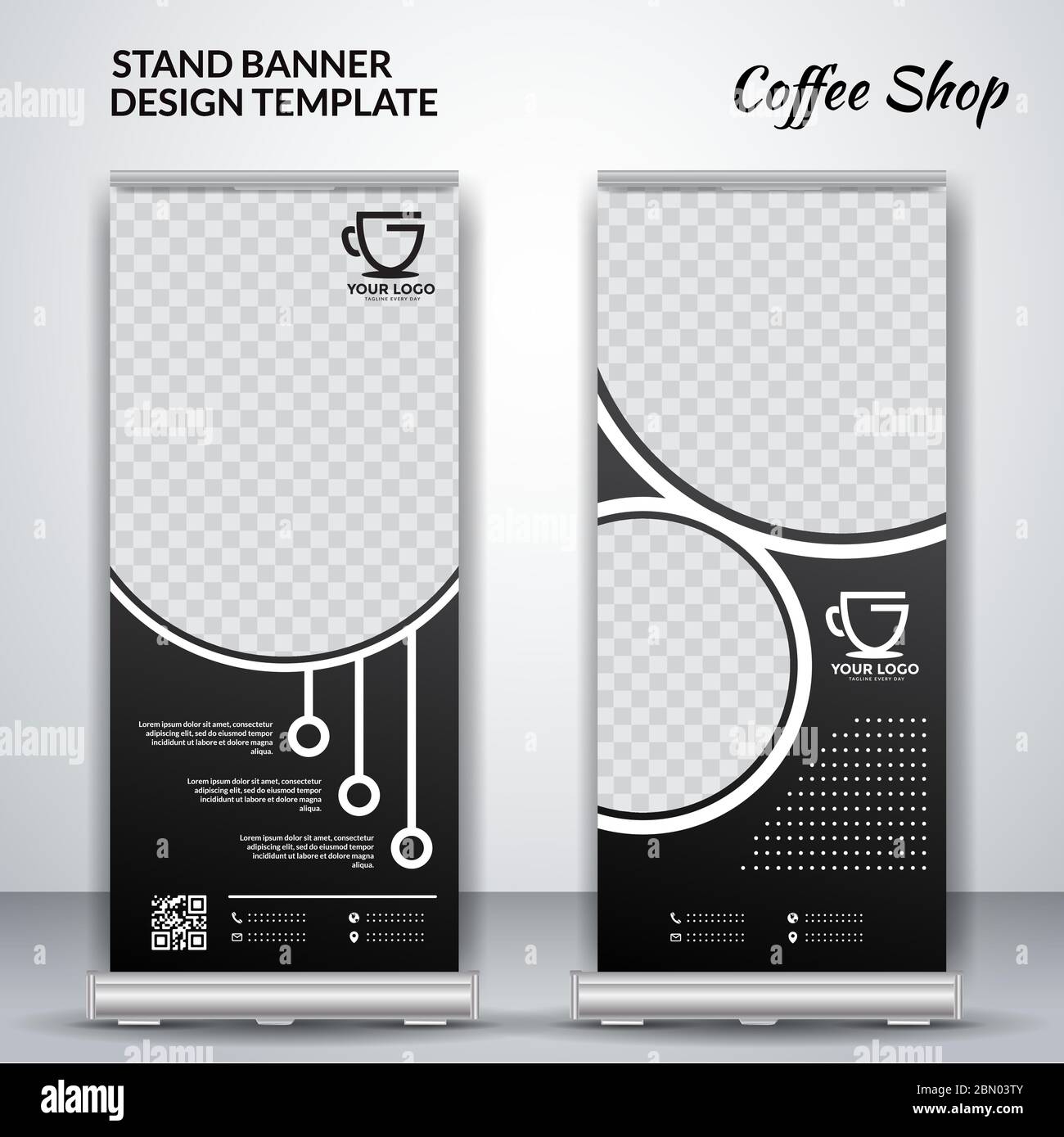 Coffee exhibition Stock Vector Images - Alamy
