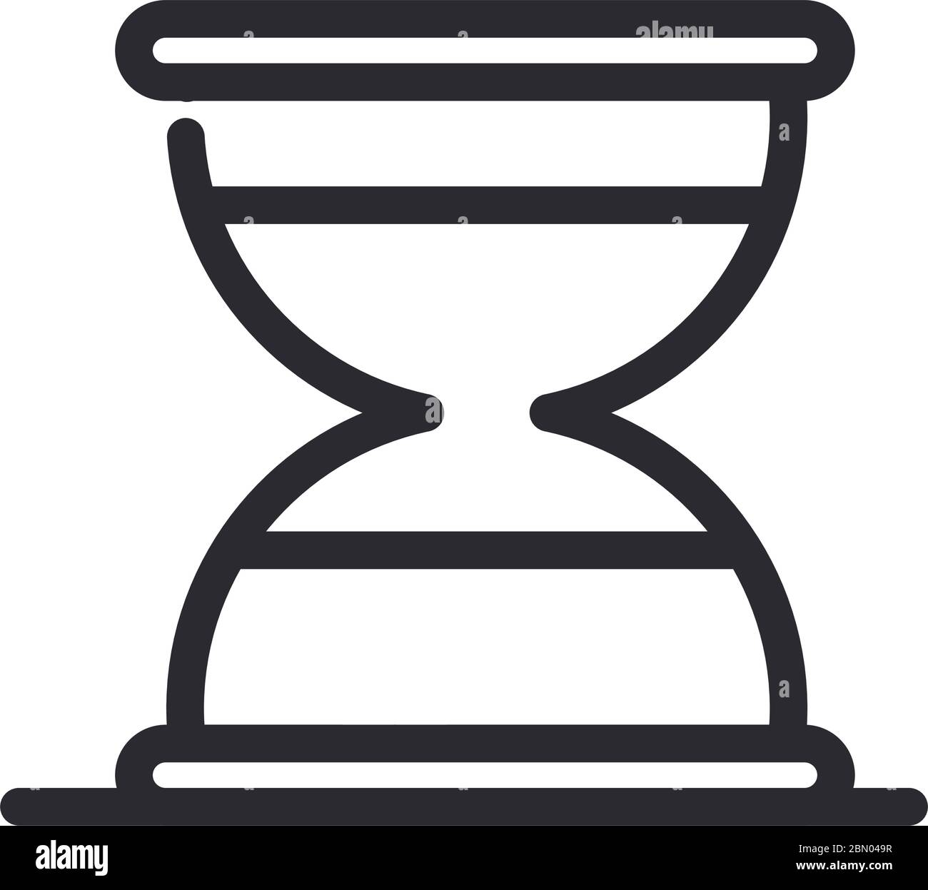 sand clock time laboratory science and research vector illustration ...