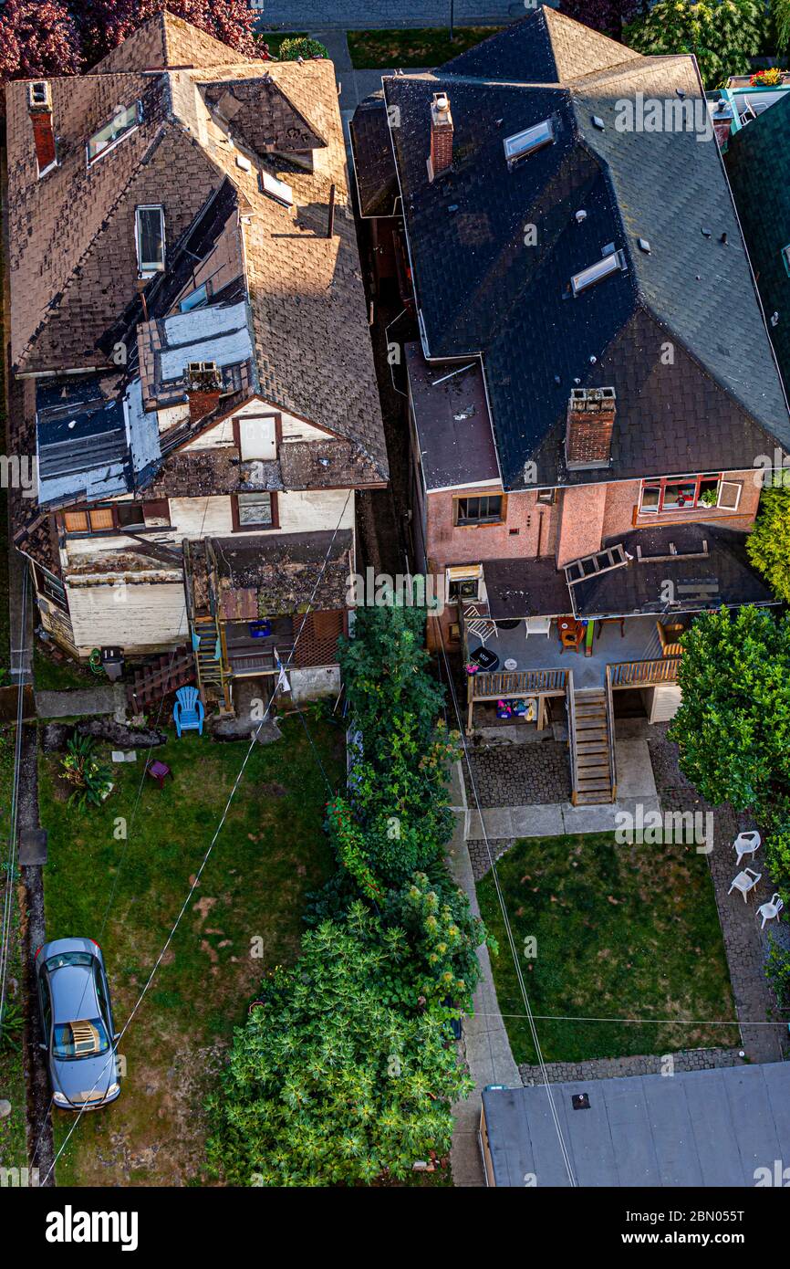 Single Family dwelling in Vancouver, Canada Stock Photo - Alamy