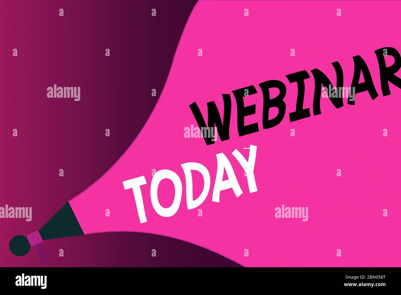 Conceptual hand writing showing Webinar Today. Concept meaning live ...