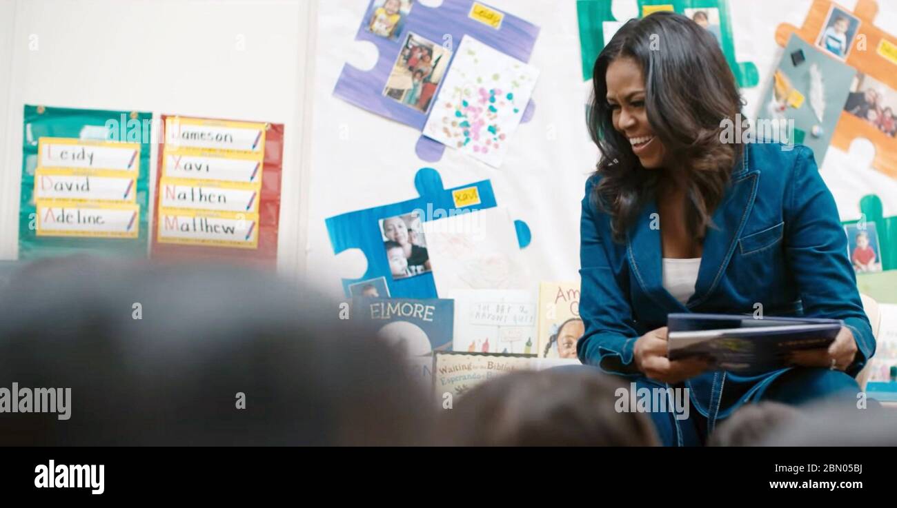 BECOMING, Michelle Obama, 2020. © Netflix / Courtesy Everett Collection ...
