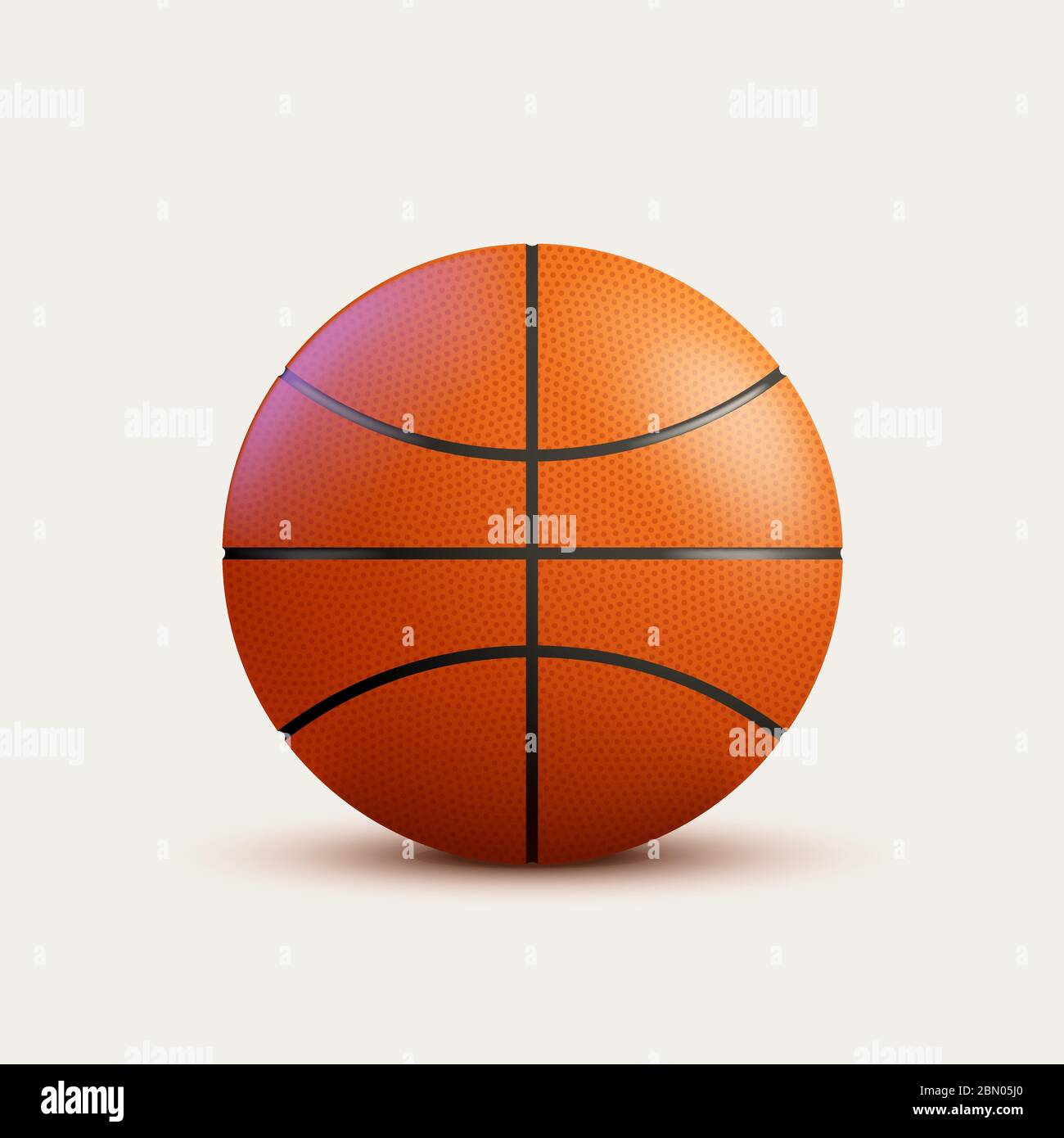 basketball ball realistic on white Stock Vector Image & Art - Alamy
