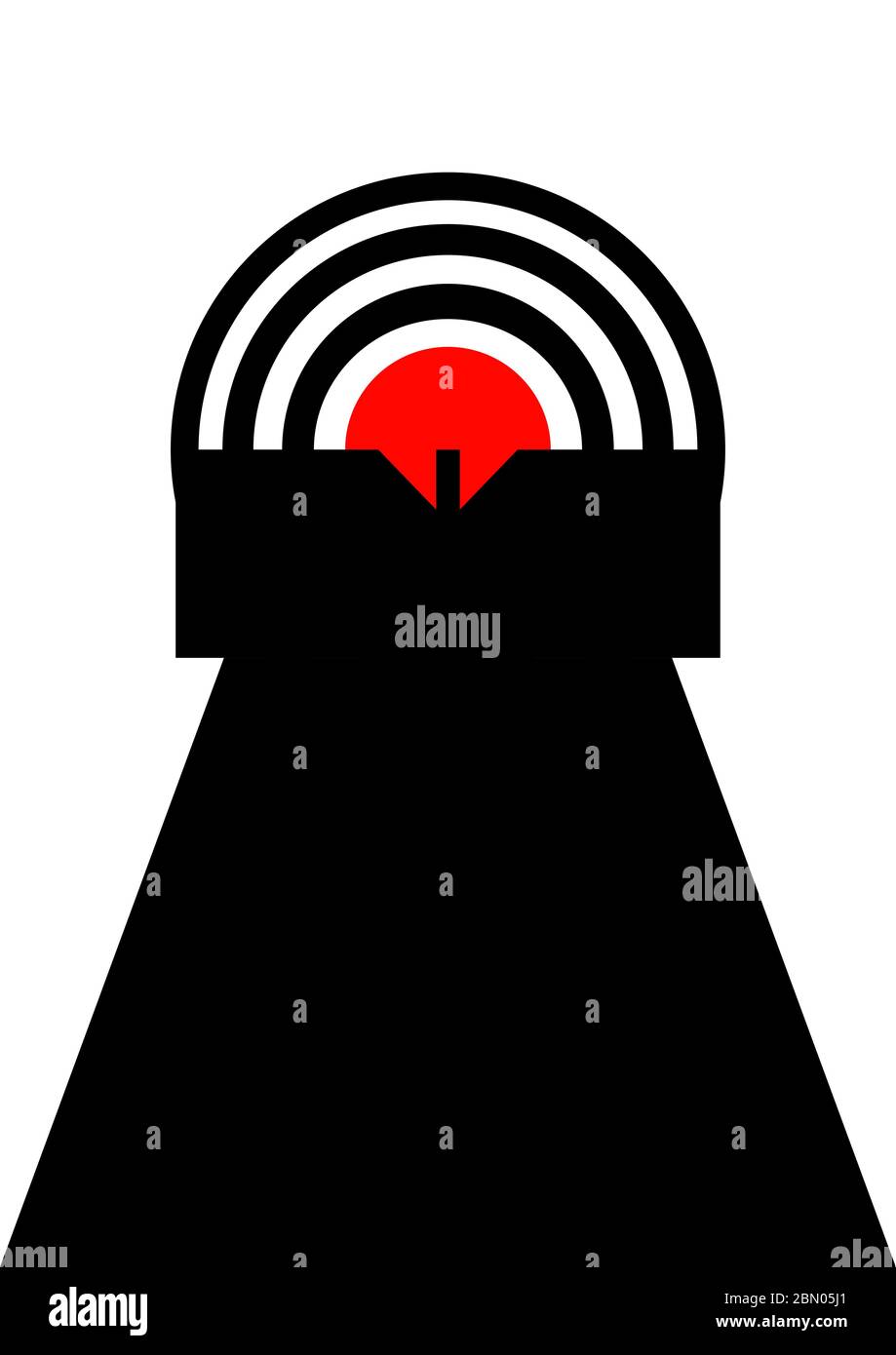 Target for shooting in the sight of weapons Stock Vector Image & Art ...