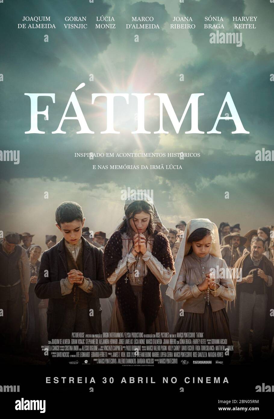 FATIMA, poster from Portugal, from left: Jorge Lamelas, Stephanie Gil ...