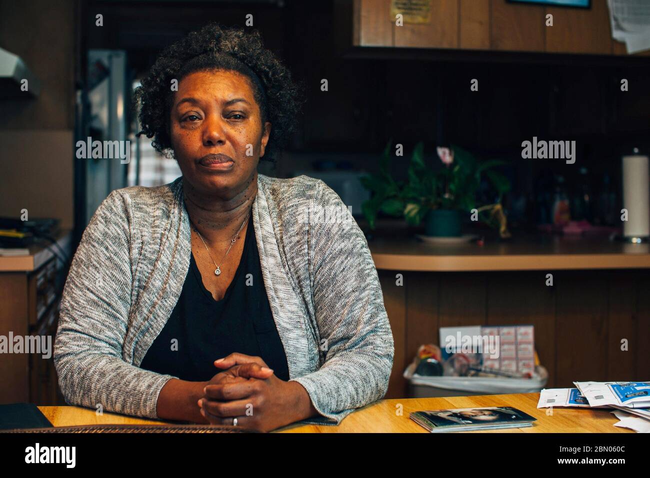 MOSSVILLE: WHEN GREAT TREES FALL, Erica Jackson at home with her family ...