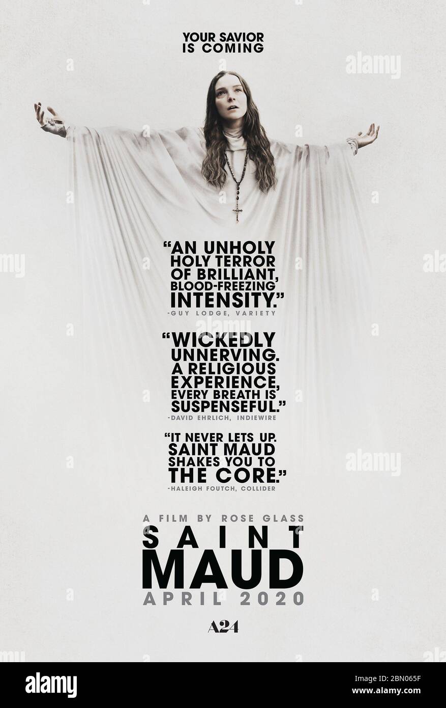 SAINT MAUD, US advance poster, Morfydd Clark, 2019. © A24 / Courtesy ...