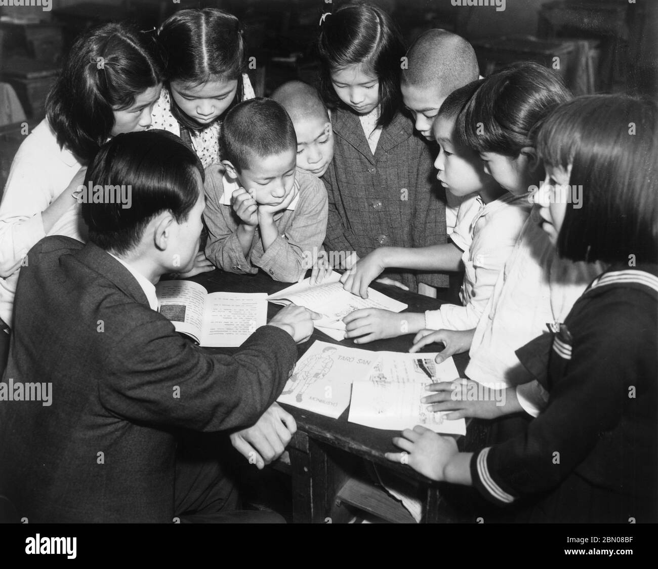 [ 1948 Japan - Learning Romanized Japanese ] — Japanese elementary ...