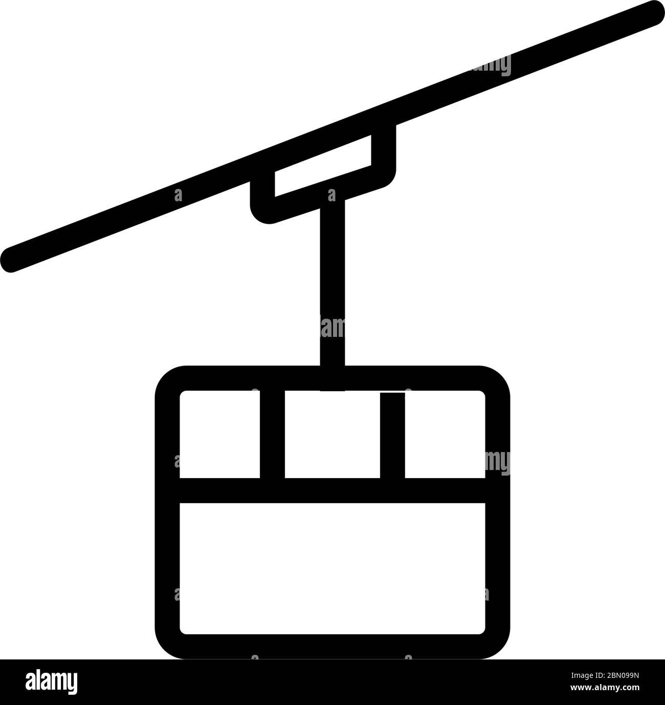 communication receiver icon vector outline illustration Stock Vector ...