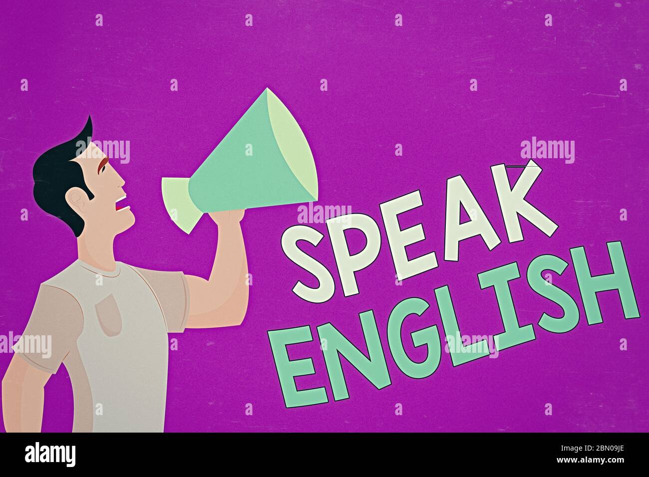 Text sign showing Speak English. Business photo showcasing Study ...