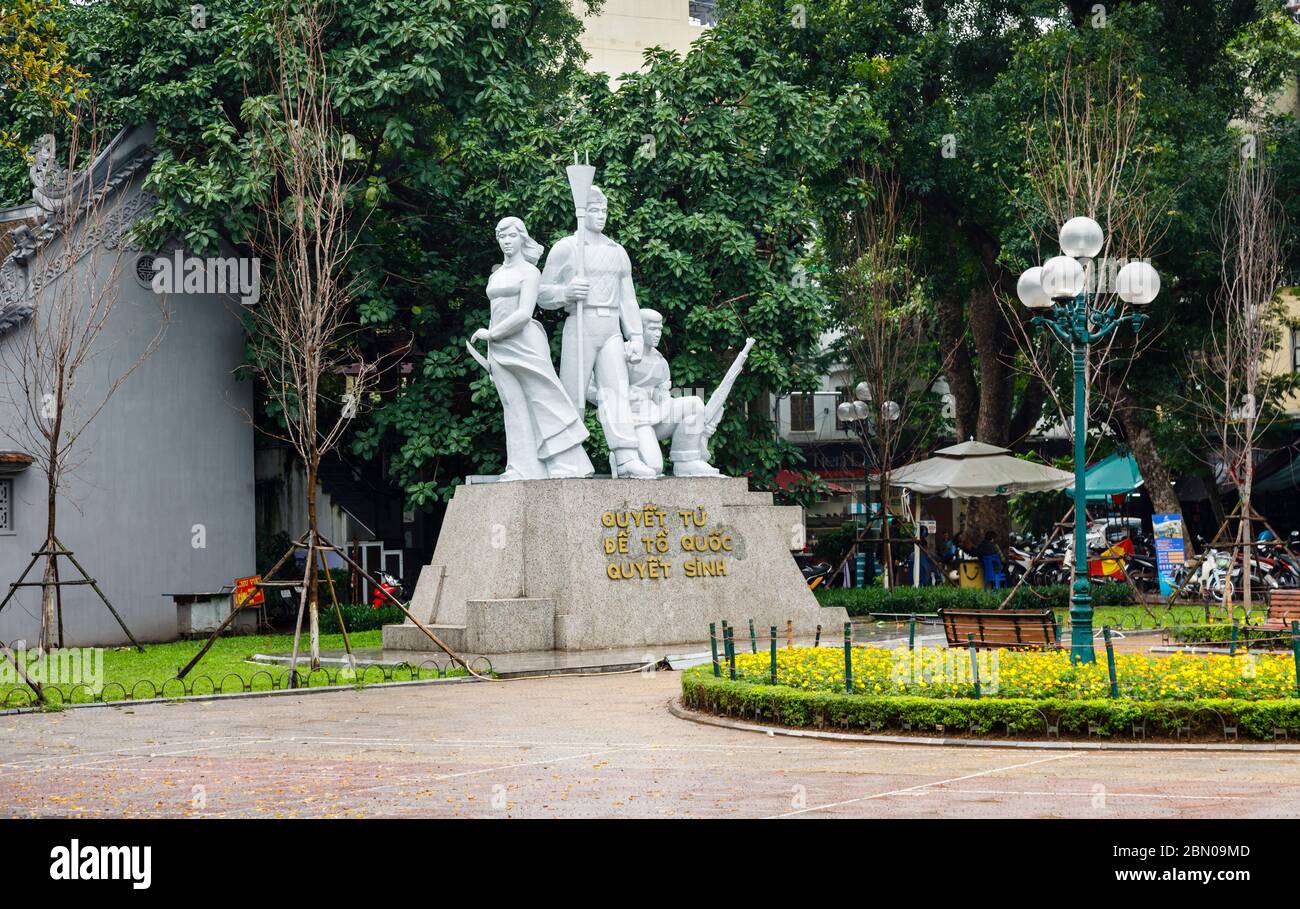 The Martyrs Monument, a patriotic memorial of the Vietnam War, near ...