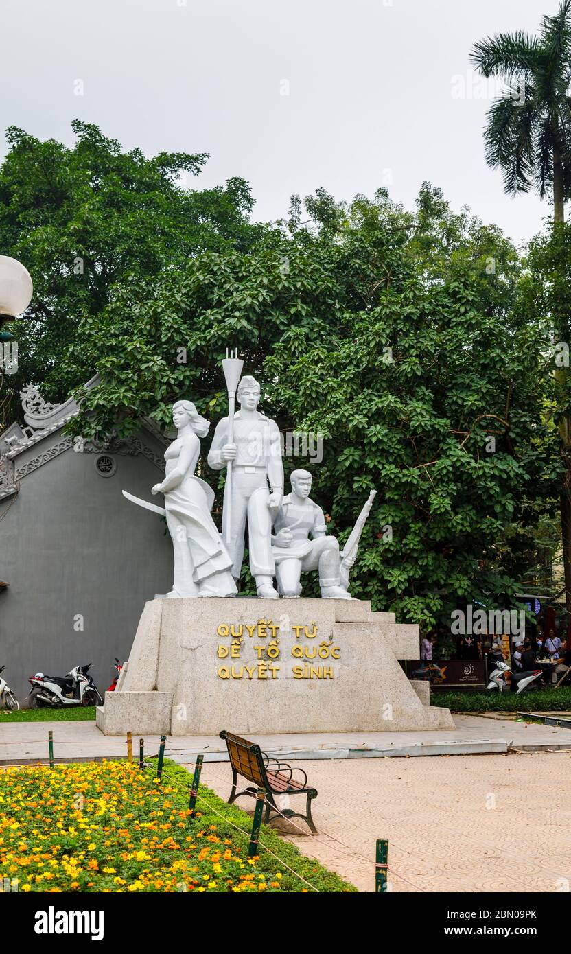 The Martyrs Monument, a patriotic memorial of the Vietnam War, near ...