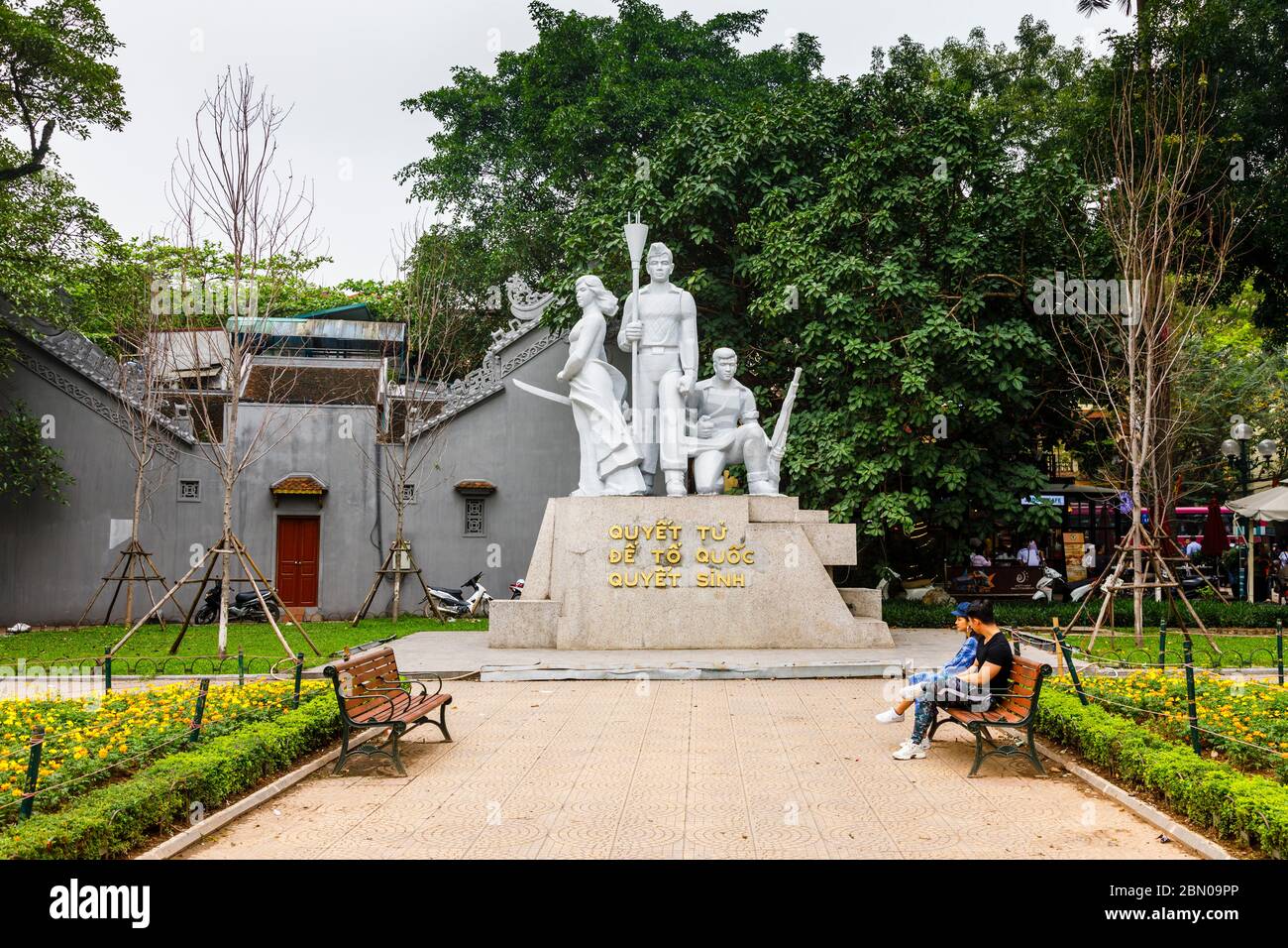 The Martyrs Monument, a patriotic memorial of the Vietnam War, near ...