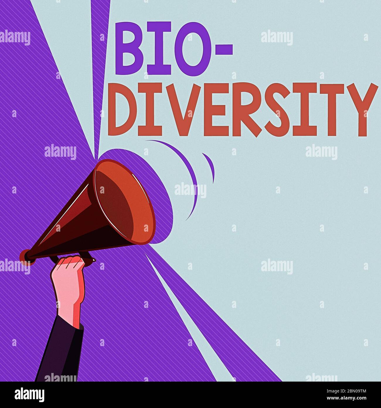 Text sign showing Bio Diversity. Business photo showcasing Variety of ...