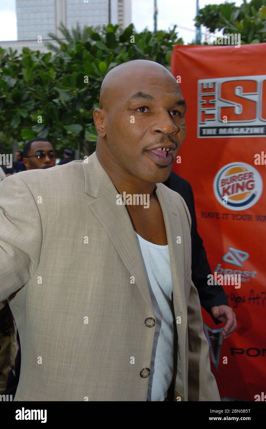 Former heavyweight champion Mike Tyson at the 2004 Source Hip-Hop Music ...