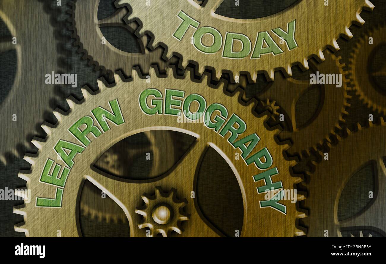 Text sign showing Learn Geography. Business photo showcasing study of ...