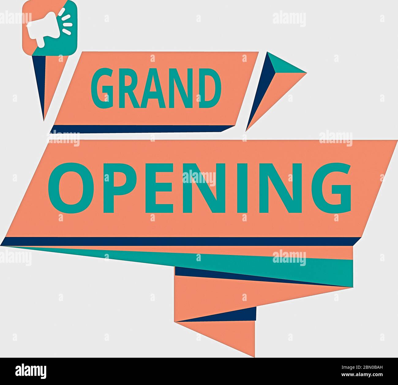 Conceptual hand writing showing Grand Opening. Concept meaning Ribbon ...