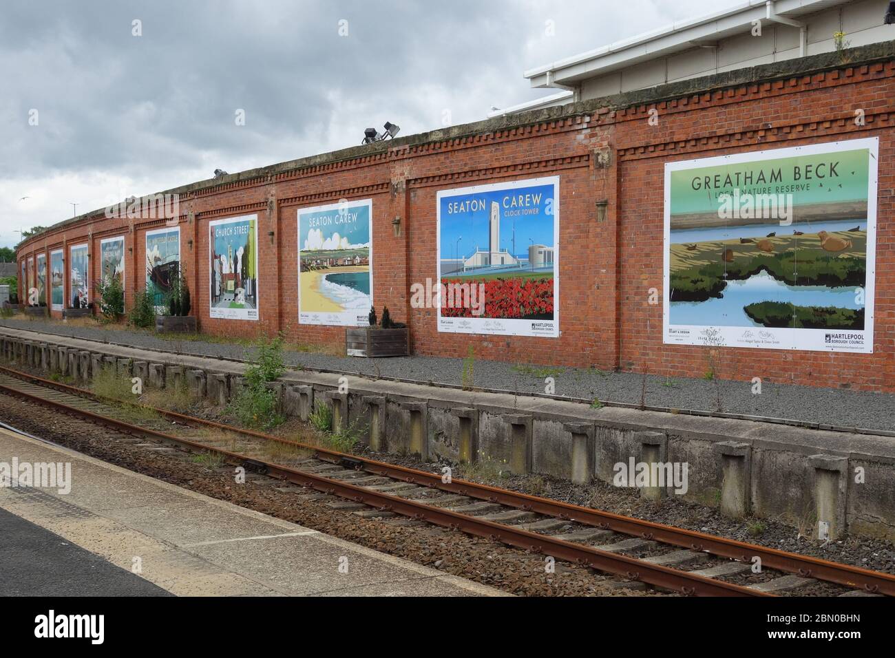 Artwork by Abigail Taylor and Owen Smith showing popular Hartlepool ...