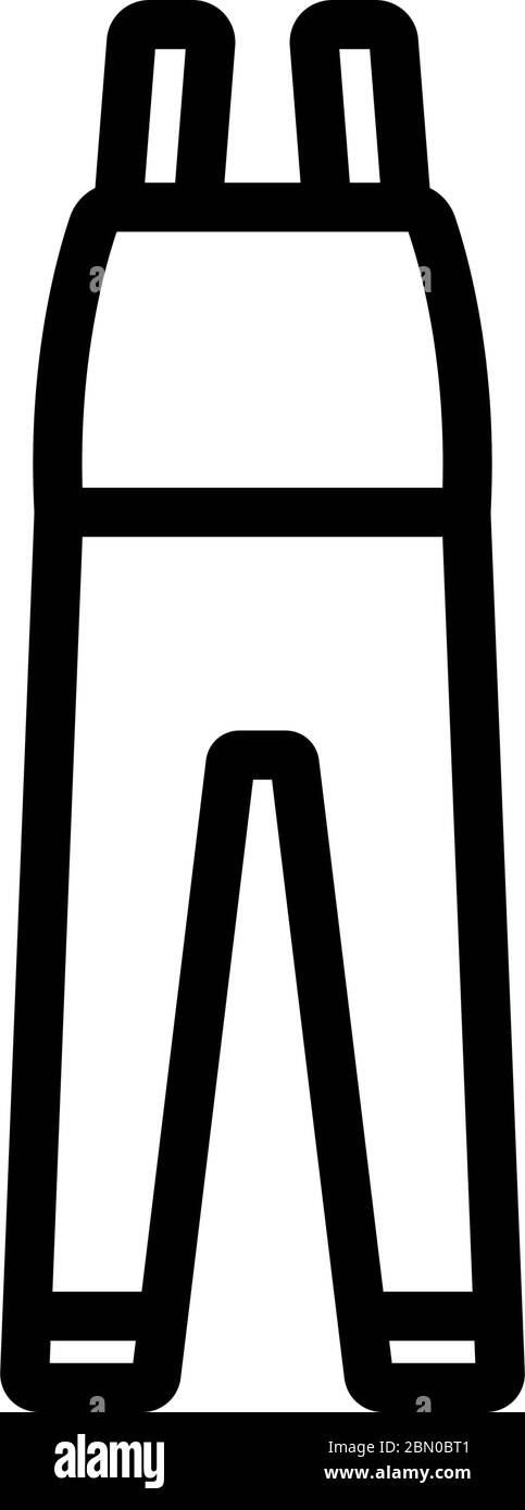 protective clothing icon vector outline illustration Stock Vector Image ...