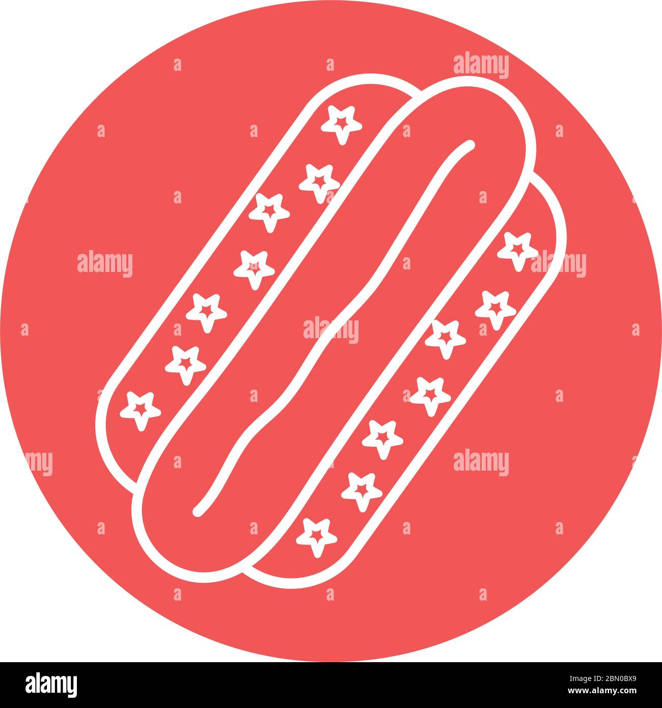 hot dog block style icon vector design Stock Vector Image & Art - Alamy