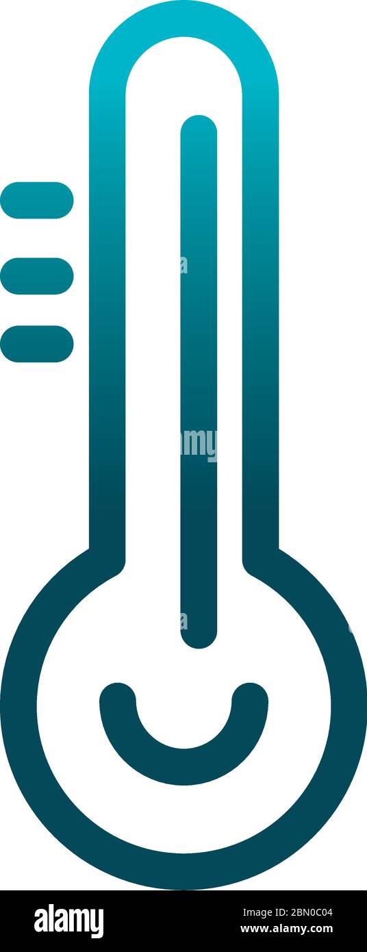 thermometer laboratory science and research vector illustration ...