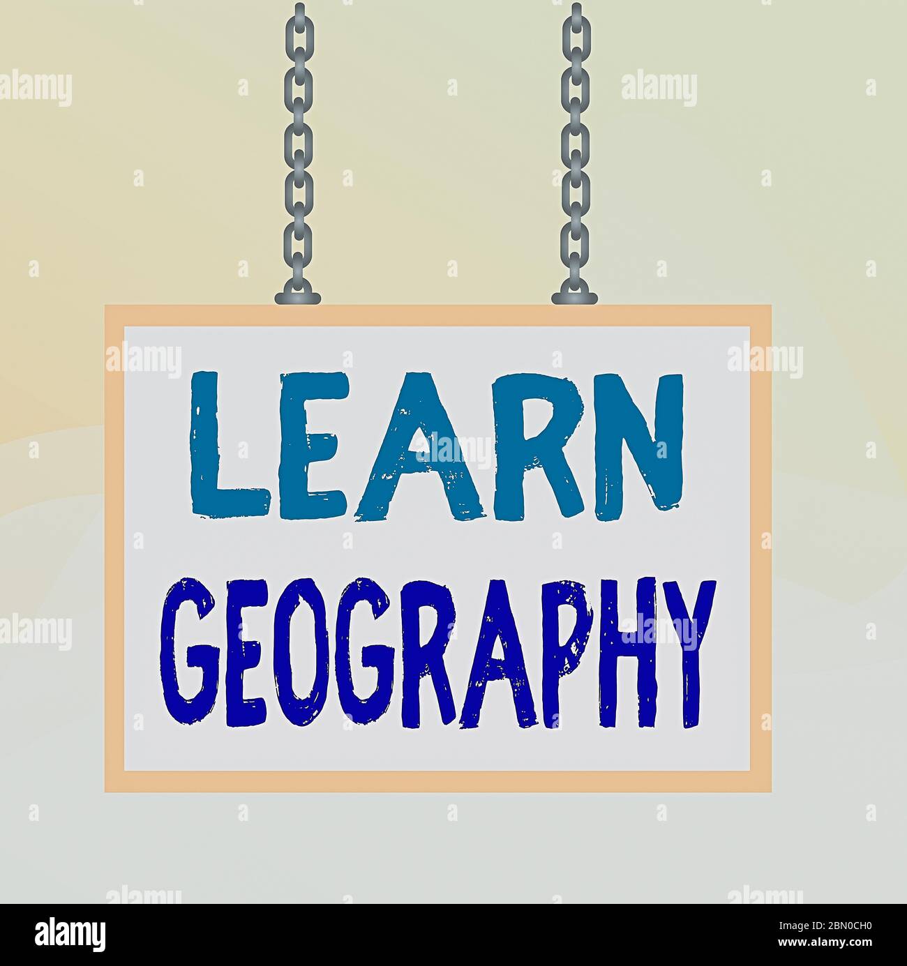 Writing note showing Learn Geography. Business concept for study of ...